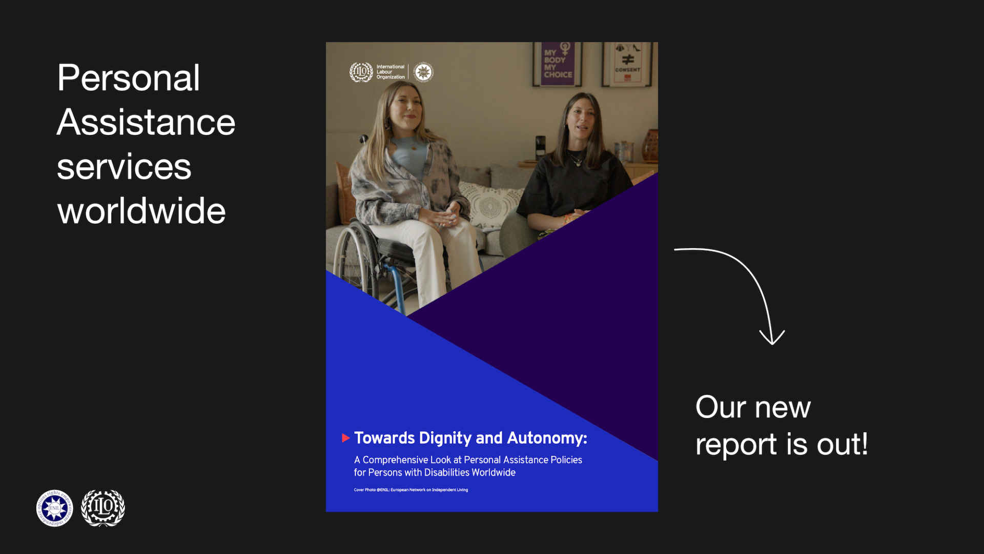 NEW joint ILO-ENIL report on Personal Assistance services worldwide - ENIL