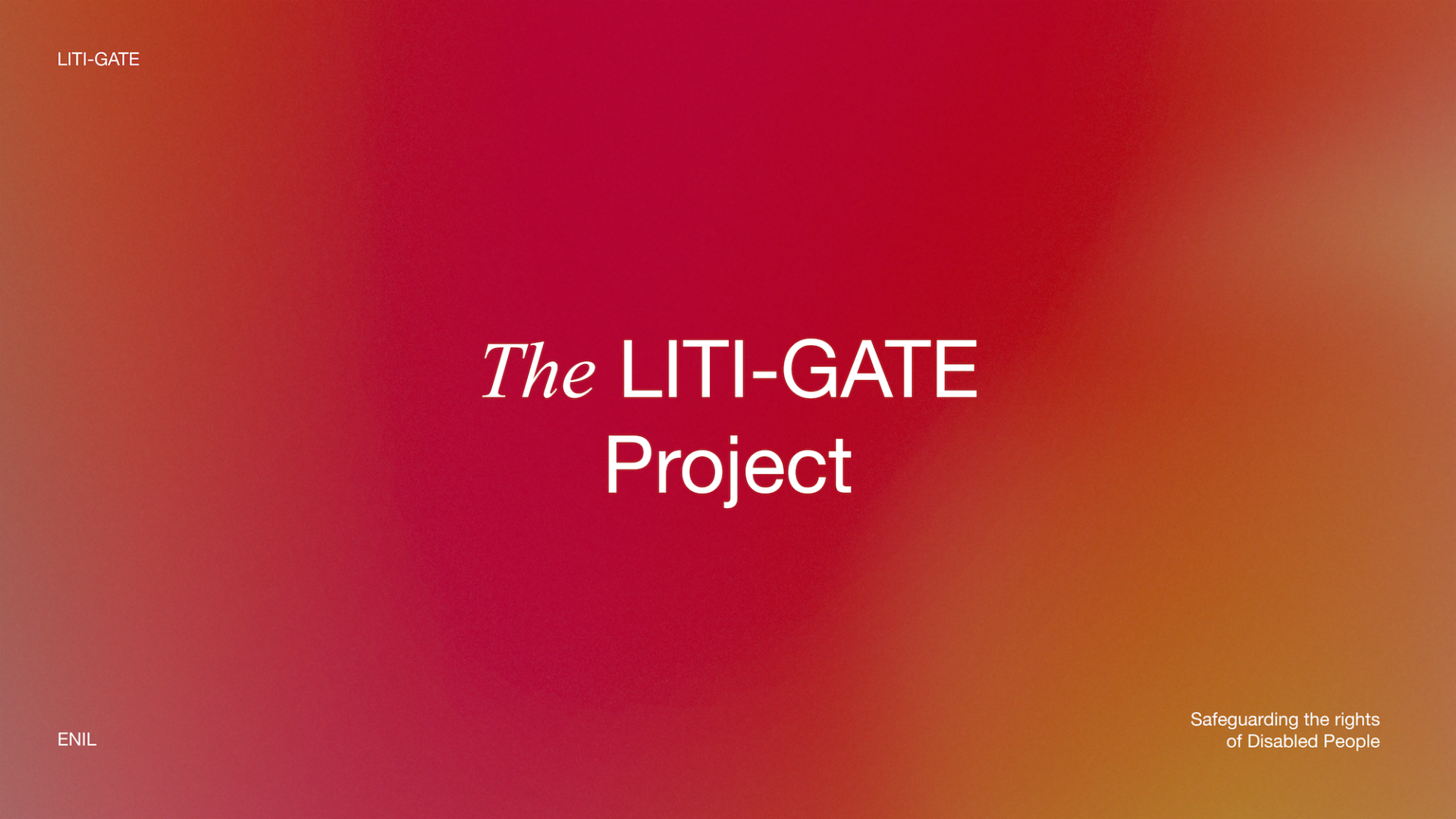 LITI-GATE - Strategic litigation - ENIL