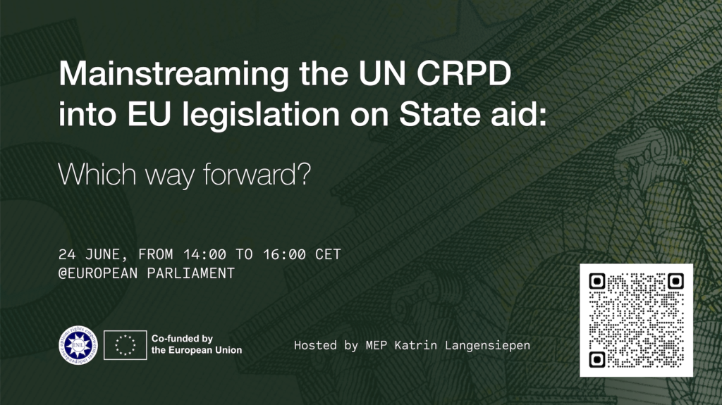 Mainstreaming the UN CRPD into EU legislation on state aid: Which way ...